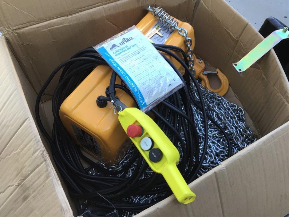 1 x Unused Beaver Liftall Electric Chain Hoist Auction (0020-3024216 ...