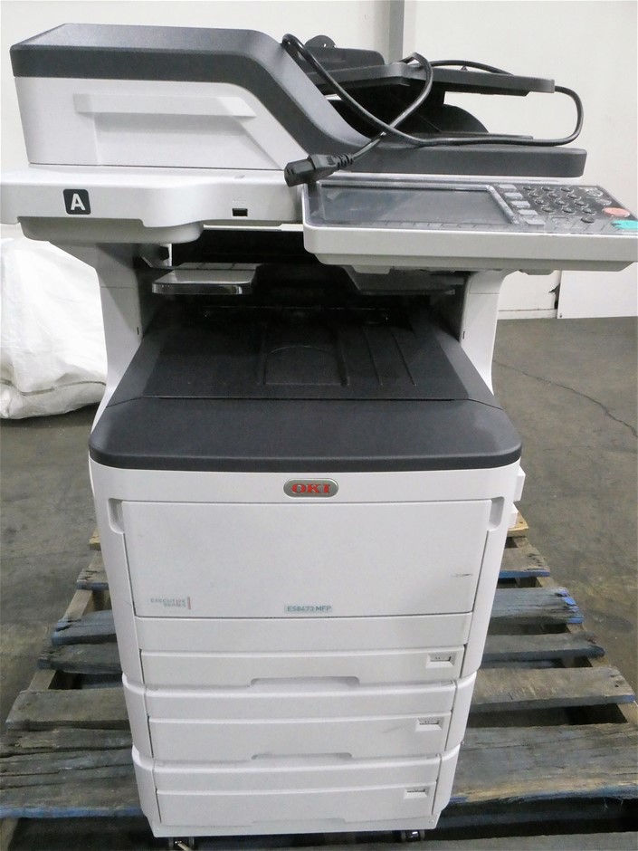 OKI ES8473 Colour Multifunction Printer (Model:N35200B) Auction (0006-5052424) | Grays Australia