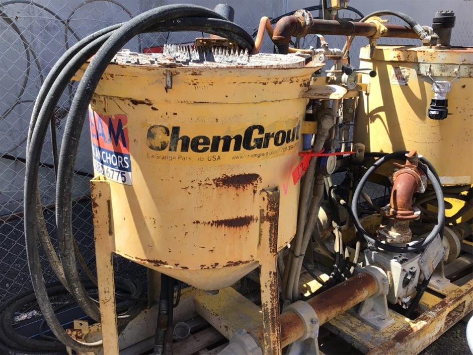 1x ChemGrout Grouting Machine, CG-600-8CF-3L6A Compact Colloidal Series ...