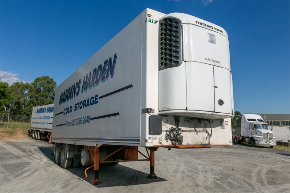 2006 FTE FTE 2 A Tandem 14 Pallet Refrigerated Trailer Auction (0050 ...