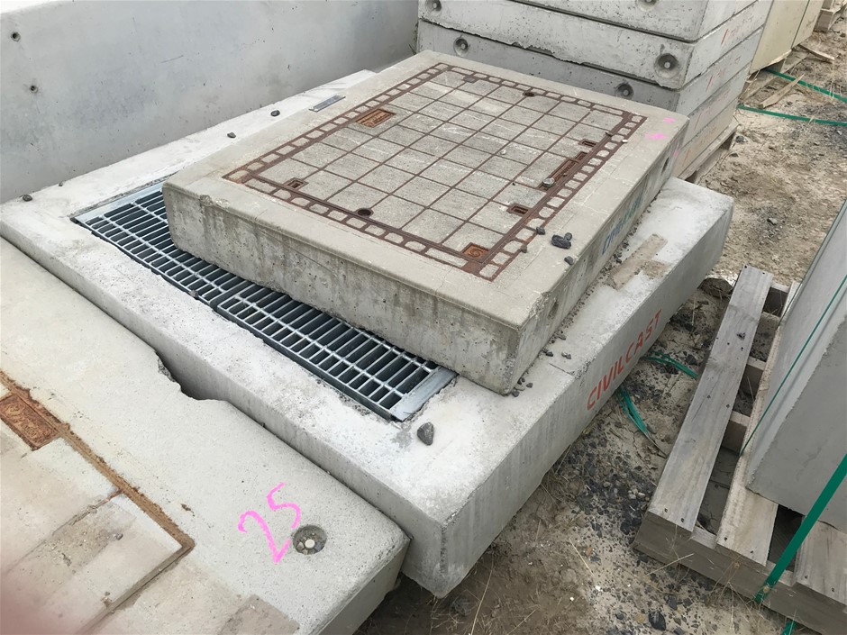 2x Assorted Concrete Pit Covers Auction (0004-3024355) | Grays Australia