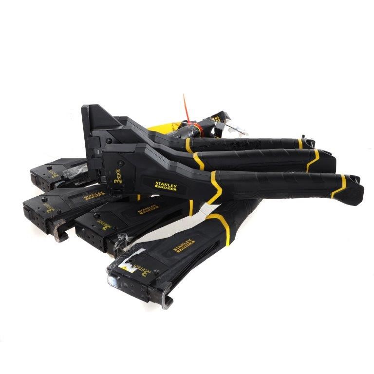 9 x STANLEY Heavy Duty Hammer Tacker. NB: This is a retail return ...