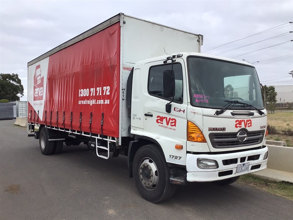 2010 Hino GH 500 (4 x 2) Curtainsider Rigid Truck Auction (0001-3024540 ...