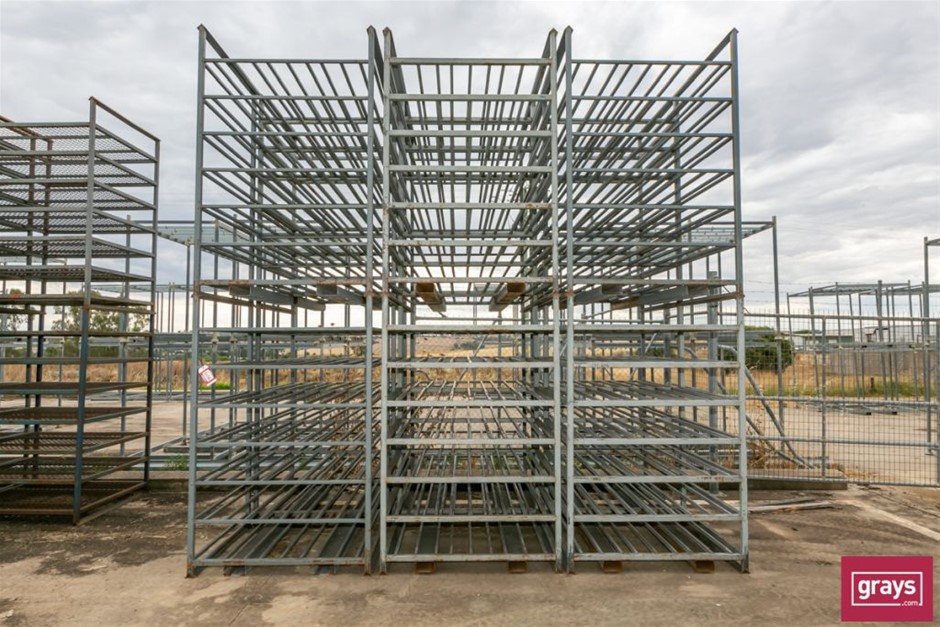 Qty 12 x Stackable Meat Storage Stillage Auction (0606-5051633) | Grays ...