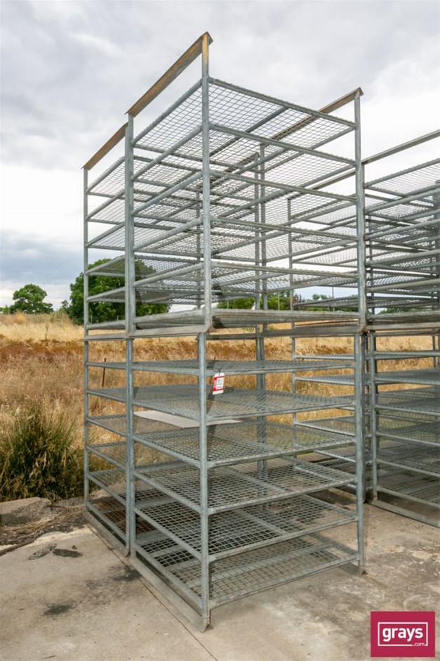 Qty 4 x Stackable Meat Storage Stillage Auction (0611-5051633) | Grays ...