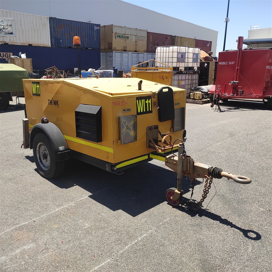 SEB International TCW3000 Single Cable Reel Trailer Auction (0002 ...