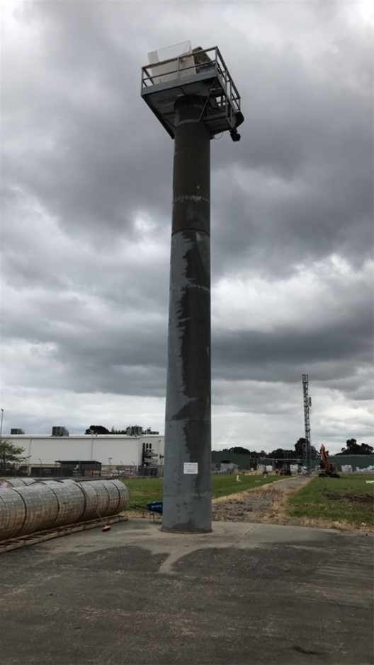 Base test tower with top mount rotator ring 17000mm high Auction (2199 ...