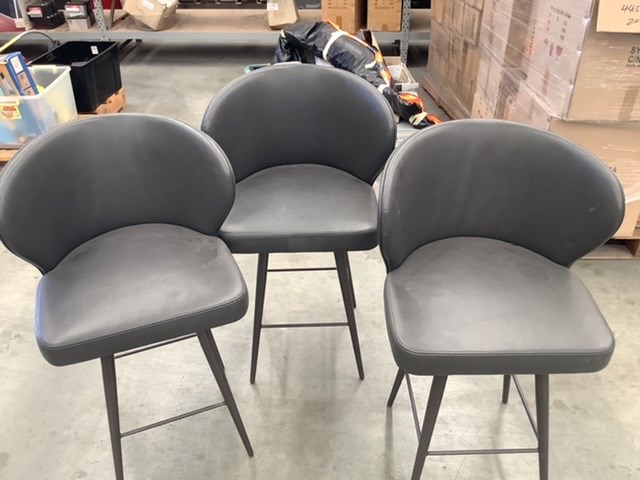 3 x Bar Stool/Chairs Executive Style – Locally Made and Custom Designed ...