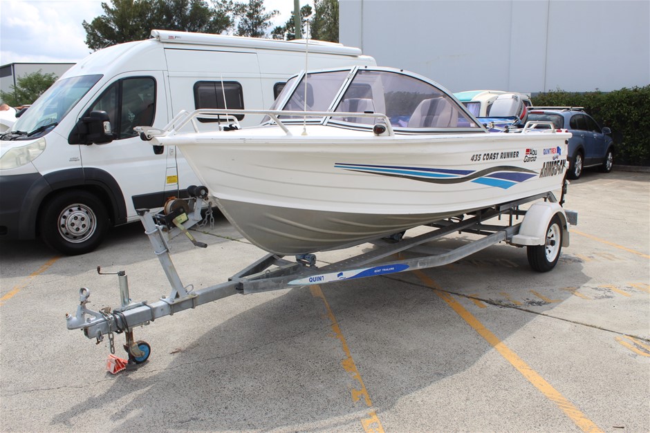 2007 QUINTREX 4.4M RUNABOUT Auction (0001-10081299) | Grays Australia