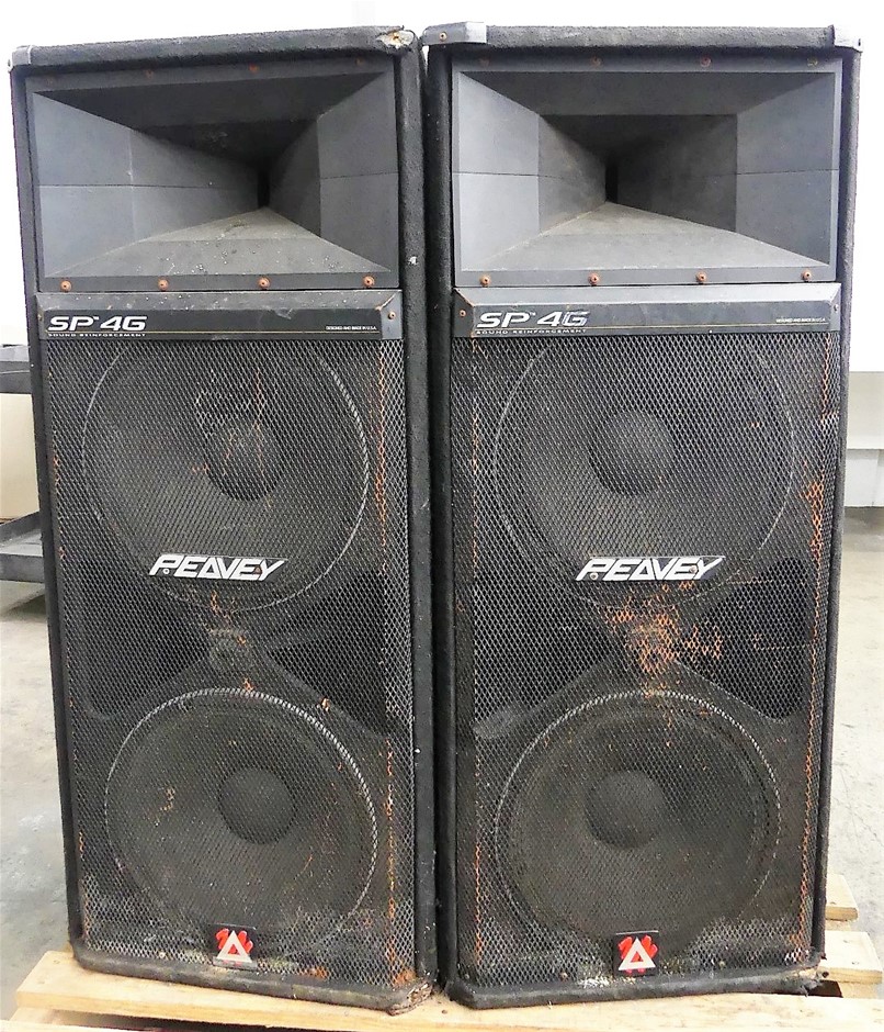 Peavey SP 4G Dual 15" Passive Speaker (PAIR), Black Auction (0062 ...