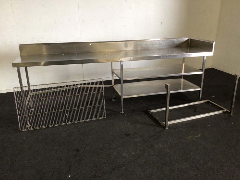 2 Shelf Prep Bench S/S Auction (0022-7043539) | Grays Australia