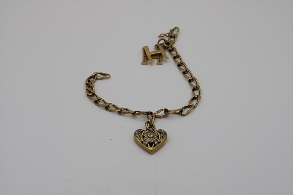 A Stamped 9Ct Yellow Gold, (Leif) Chain Bracelet Auction (0004-9037902 ...