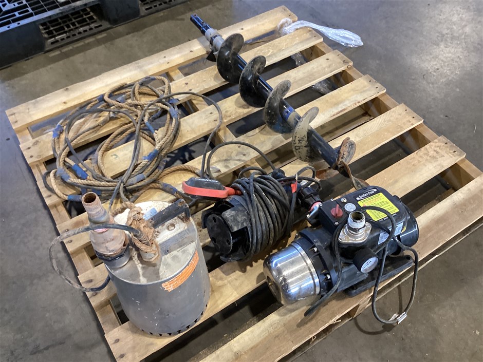 Submersible Pumps, Water Pump, Auger Bit Auction (0014-8016769) | Grays ...