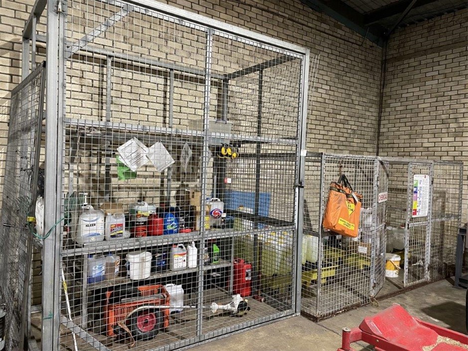 Gal storage cages Auction (0196-5051736) | Grays Australia