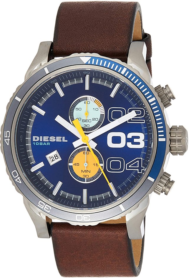 New Diesel Double Down 2.0 Chronograph Men's Watch Auction (0014 ...
