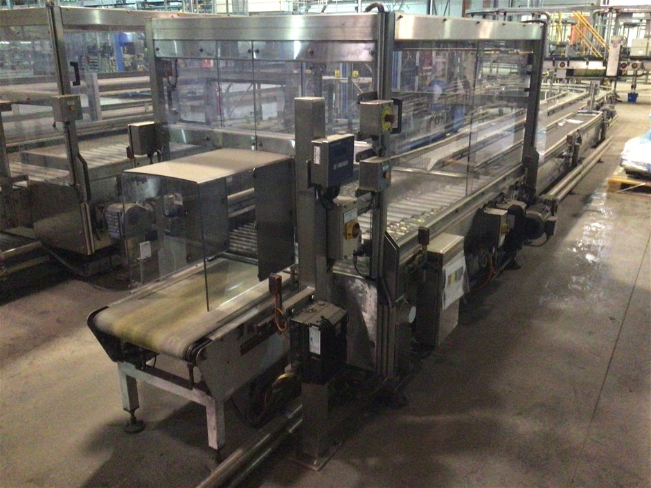 Bottle Diverter Line with Check Weight Scales Auction (0026-8017189 ...