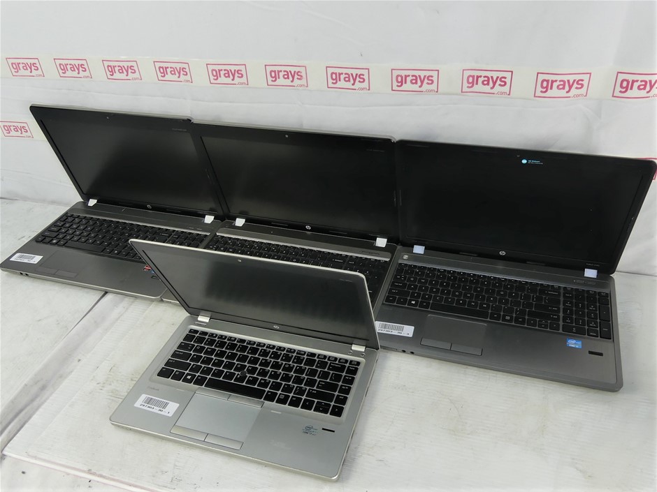 Box of Assorted 4 Hp Notebook PCs Auction (0017-2551620) | Grays Australia