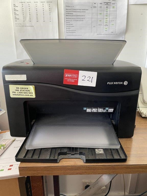 FUJI XEROX DocuPrint CP105B Laser Printer Auction (0221-5051836 ...