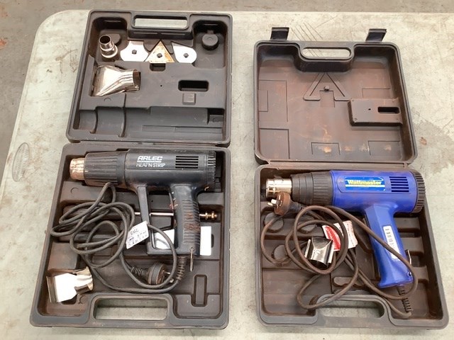 1 x Arlec HeatNStrip Gun, 1 x Wattmaster Heat Gun Auction (0051-9039528 ...