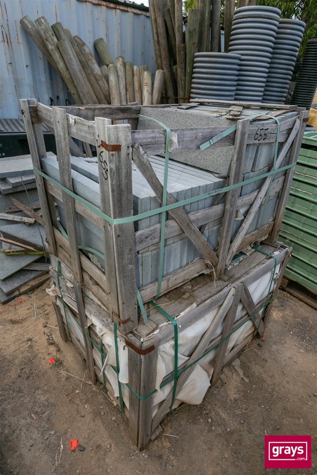 5x Timber Crates Containing Precast Tiles Auction (0129-3024608 ...