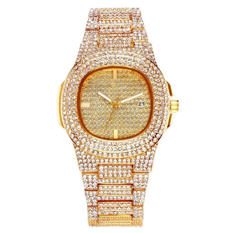 Elegant 18k Gold plated Simulated Diamond Watch Auction (0001-2550393 ...