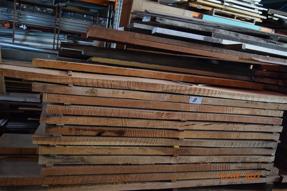 Lot of 25 Rough Sawn Oregon Timber Boards Auction (0002-9039880 ...