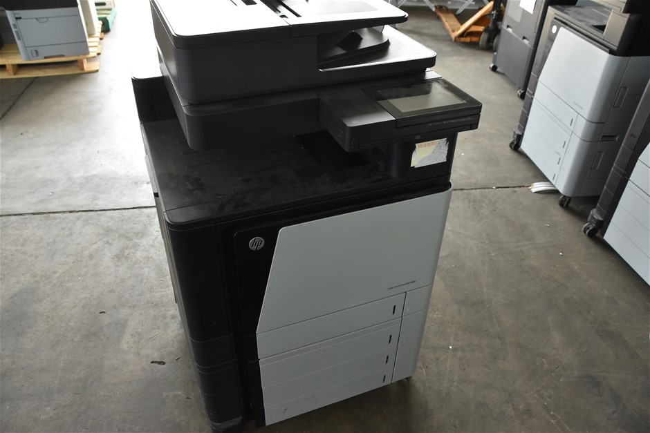 HP Color Laser Jet Flow MFP M880 Mobile Multi Function Printer Auction ...