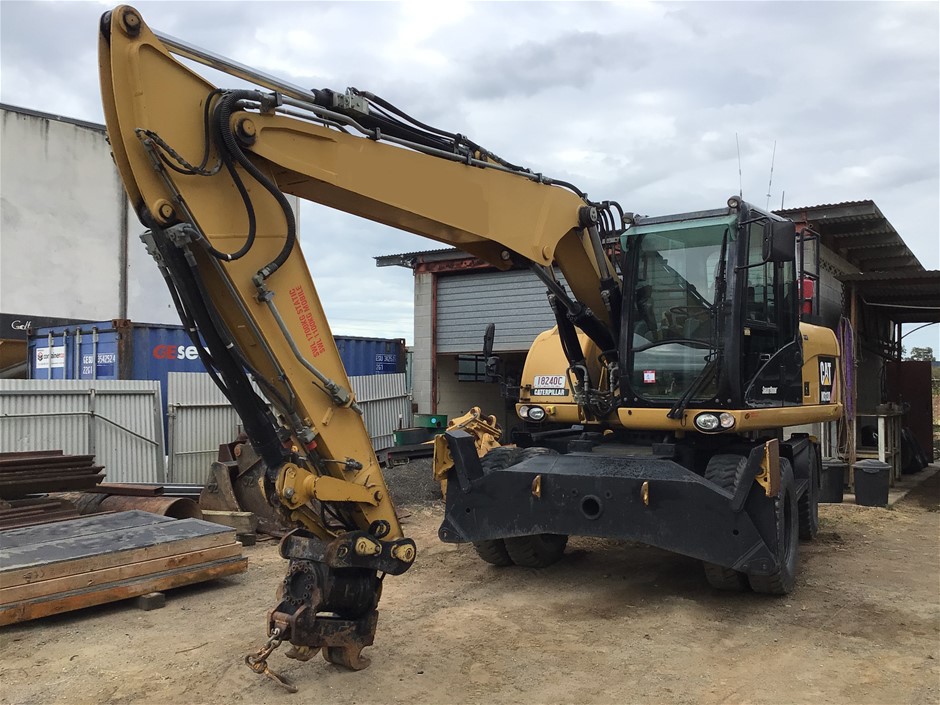 2010 Caterpillar M313D Wheel Excavator Auction (0001-7043621) | Grays ...