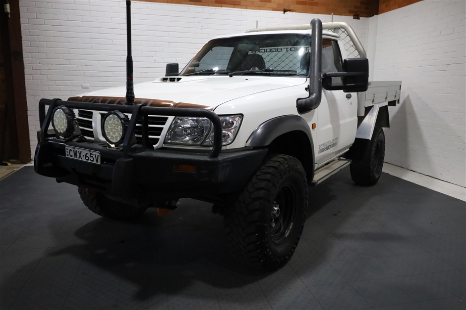 Nissan Patrol ST (4x4) GU Turbo Diesel Manual Cab Chassis Auction (0001 ...