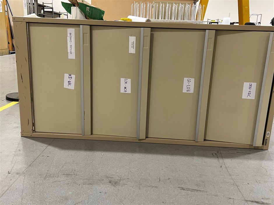 Precision Beige Steel Plan File Cabinet Auction (1879-3024854) | Grays ...