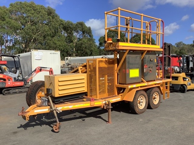 Custom Solar Powered Relay Trailer Tandem Plant Trailer Auction (0003 ...