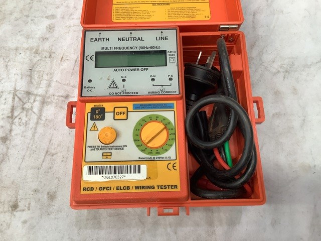 SEW 1812 EL(A) Digital RCD/GFCI/ELCB Tester Auction (0067-9039861 ...