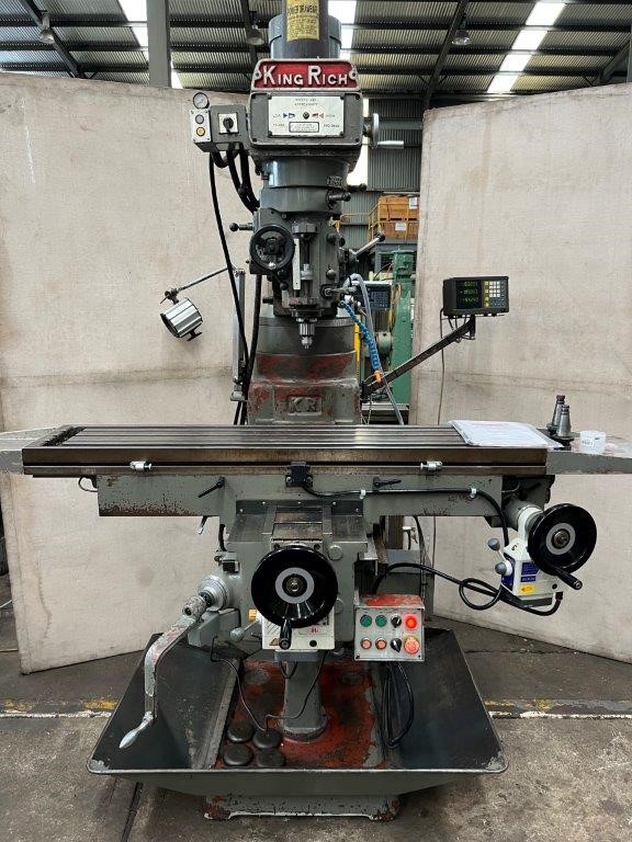 King Rich KR3000-SL Milling Machine 40ISO spindle Auction (0010-5052094 ...