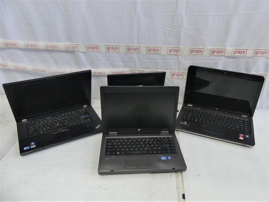 Bulk Lot of 4 Assorted Notebook PCs Auction (0029-2551608) | Grays ...