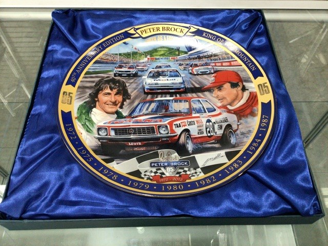 Peter Brock “40th Anniversary 1972-2012” Decorative Memorabilia Plate ...