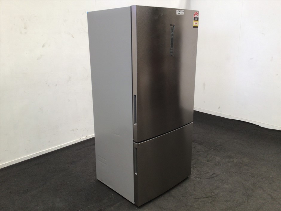 Haier Refrigerator Freezer, 79cm, 493L, Bottom Freezer HRF520BS Auction ...