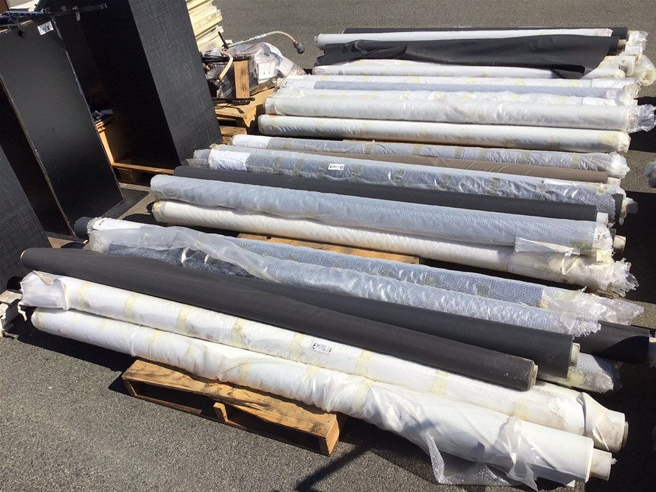 Four Pallets of Blind Material Rolls Auction (0056-9040010) | Grays ...