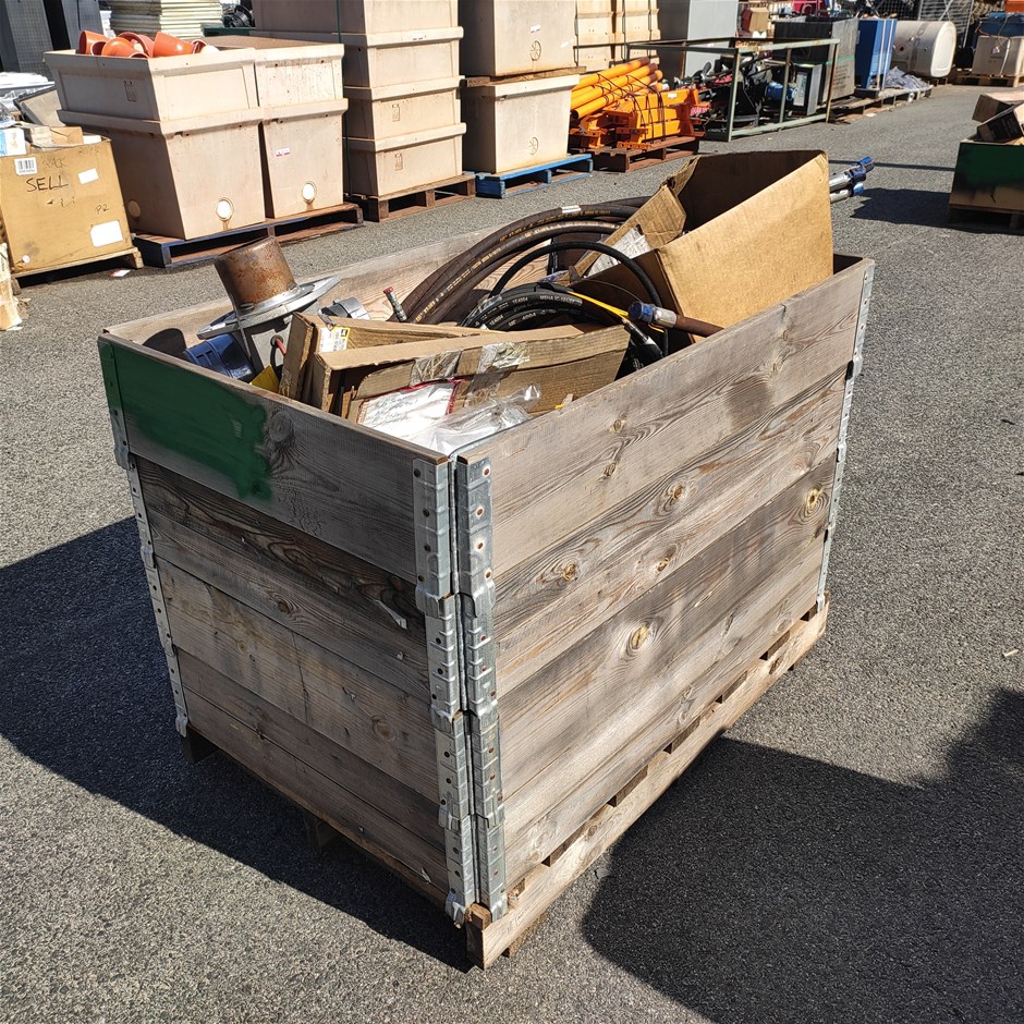Crate of Caterpillar Parts and Other Sundries Auction (0081-9040192 ...