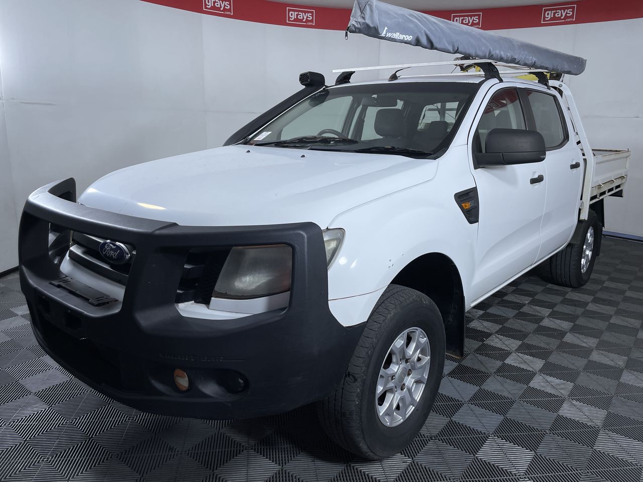 2012 Ford Ranger XL 4X4 PX Turbo Diesel Automatic Crew Cab Chassis ...