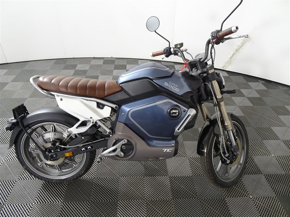 2022 Super Soco TC Café 1 seater Road Motorcycle (REPAIRABLE WRITE-OFF ...