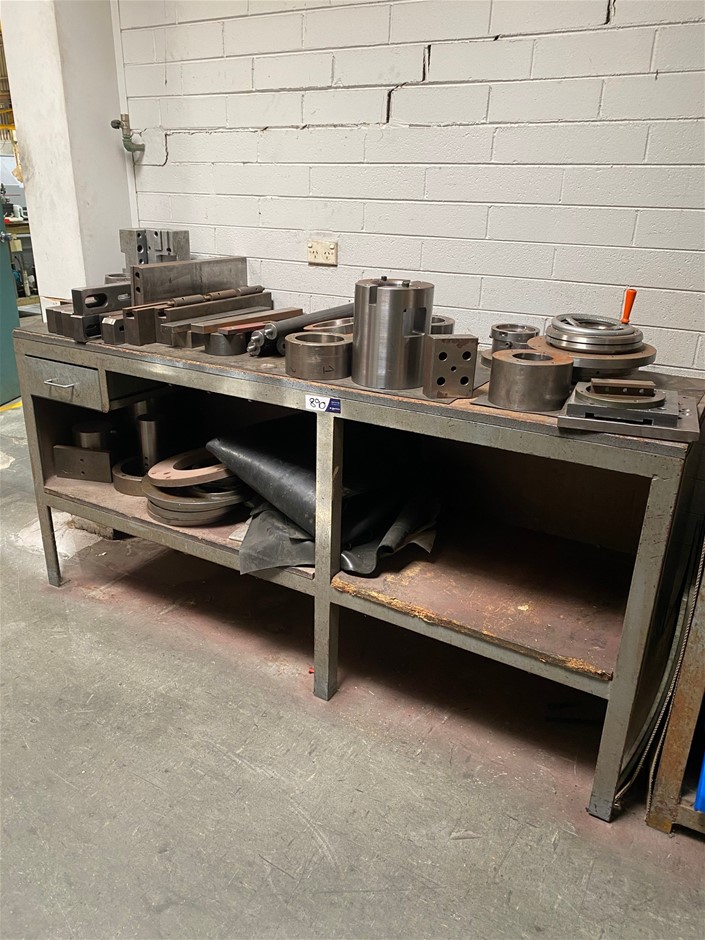Fabricated Steel Workbench Auction (0890-3025021) | Grays Australia