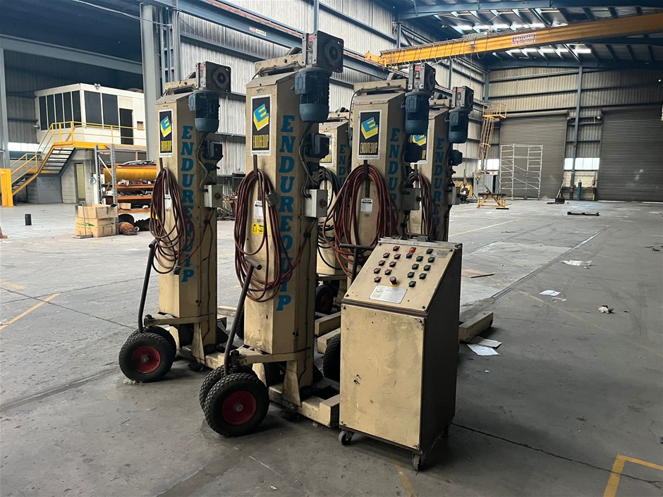 6x Portalift 5000KG Heavy Vehicle Column Lifts Auction (0007-3025164 ...