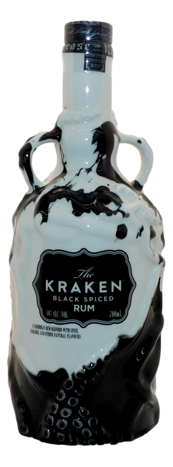 Kraken Ceramic Limited Edition Black Spiced Rum.Ying/Yang 2017 (1x ...