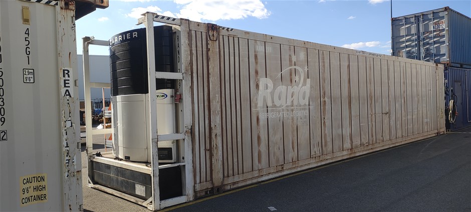 CIMC 46' 6" Long x 9' 8" High Refrigerated Shipping Container Auction ...