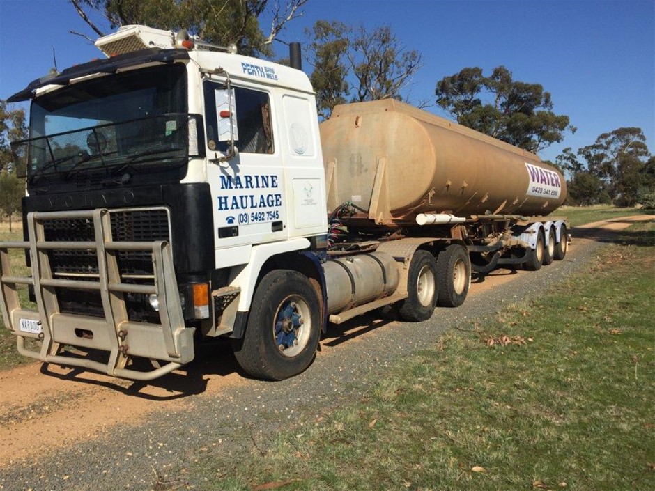 1985 Volvo F10 Prime Mover & Tanker Auction (0001-3025336) | Grays ...