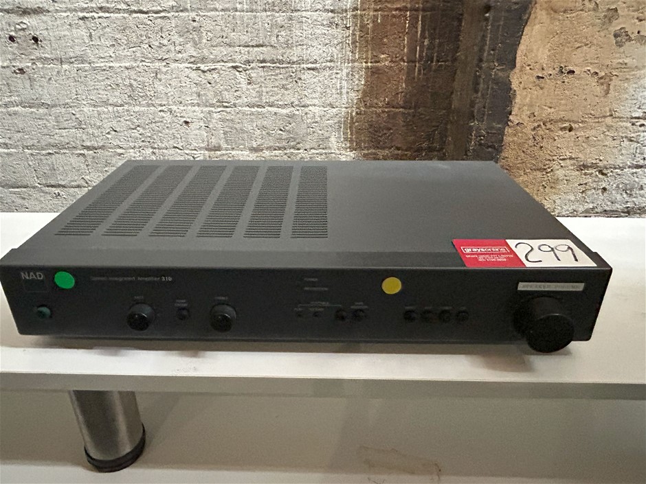 NAD 310 Stereo Integrated Amplifier Auction (0299-5052572) | Grays ...