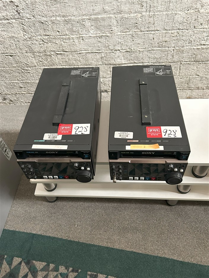 2 x SONY PDW-F1600 Professional Disc Recorder Auction (0928-5052572 ...