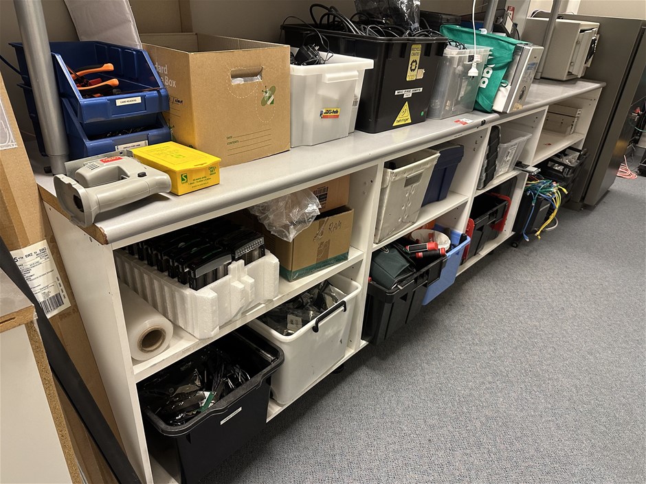 Assorted items to shelving unit Auction (0516-5052701) | Grays Australia