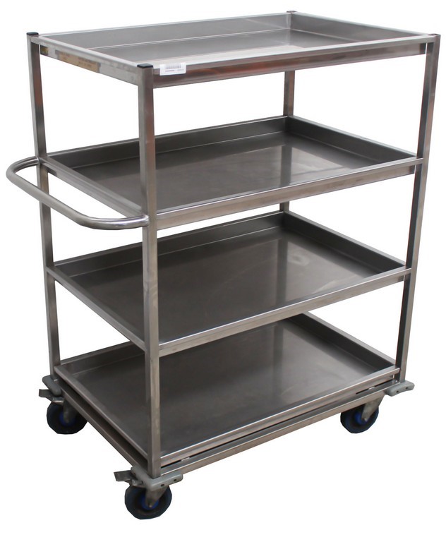 CUSTOM MADE STAINLESS STEEL TROLLEY Auction (0066-5052582) | Grays ...