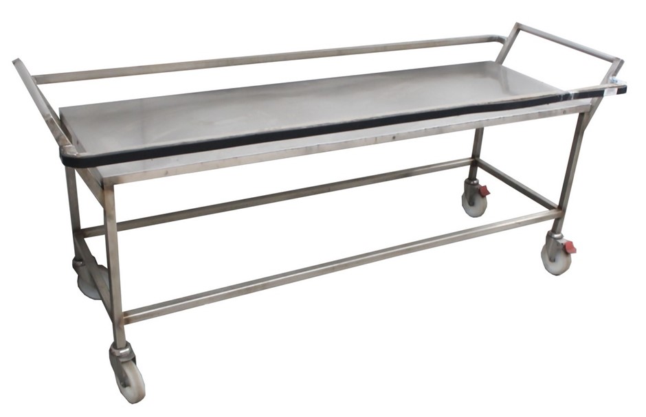 CUSTOM MADE STAINLESS STEEL MEAT SKEWER TROLLEY Auction (0071-5052582 ...